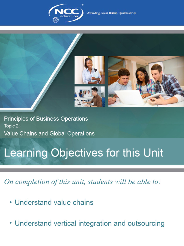 PBO - Lecture 02 - Value Chains and Global Operations | PDF | Supply ...