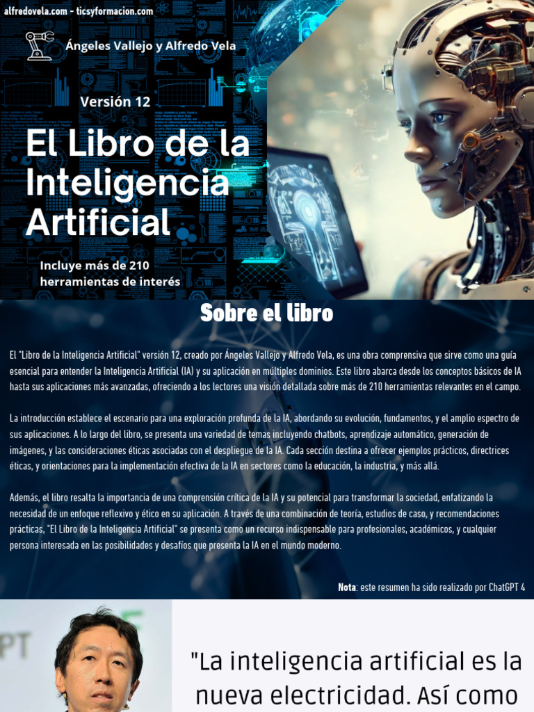 El libro de la Inteligencia Artificial por Alfredo Vela | PDF ...
