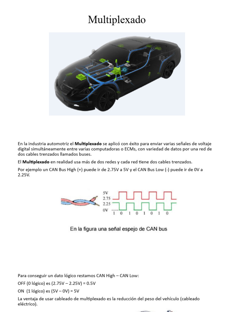 Multiplexado | PDF | Resistencia Eléctrica y Conductancia | Red eléctrica