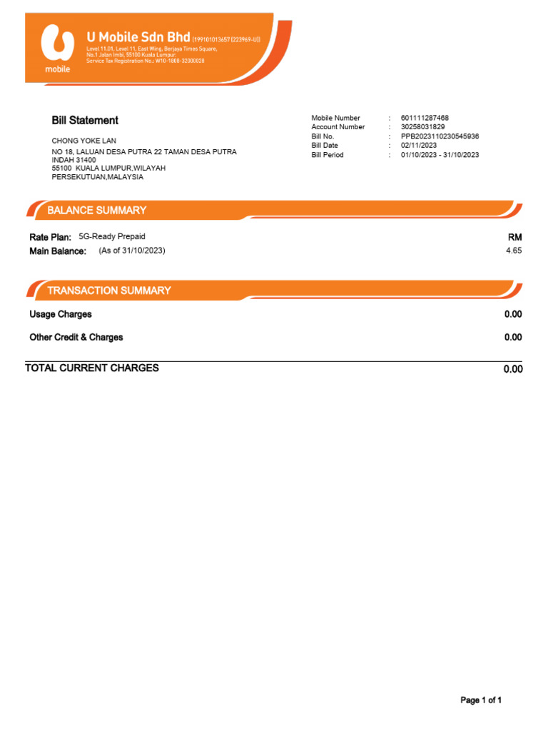 Ebill 100175906069 | PDF