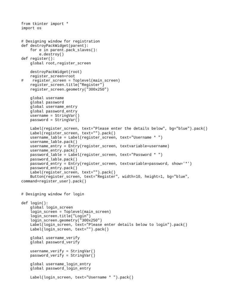 Login Py | PDF | Login | Software
