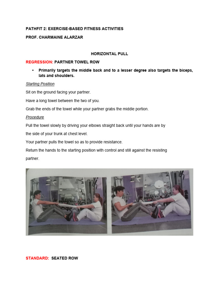 Horizontal-Pull | PDF | Musculoskeletal System | Limbs (Anatomy)