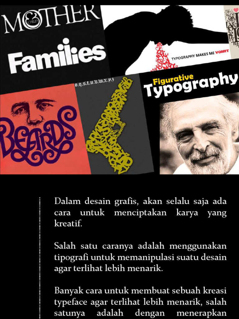 Penerapan Figurative Typography dalam Desain | PDF | Karier ...