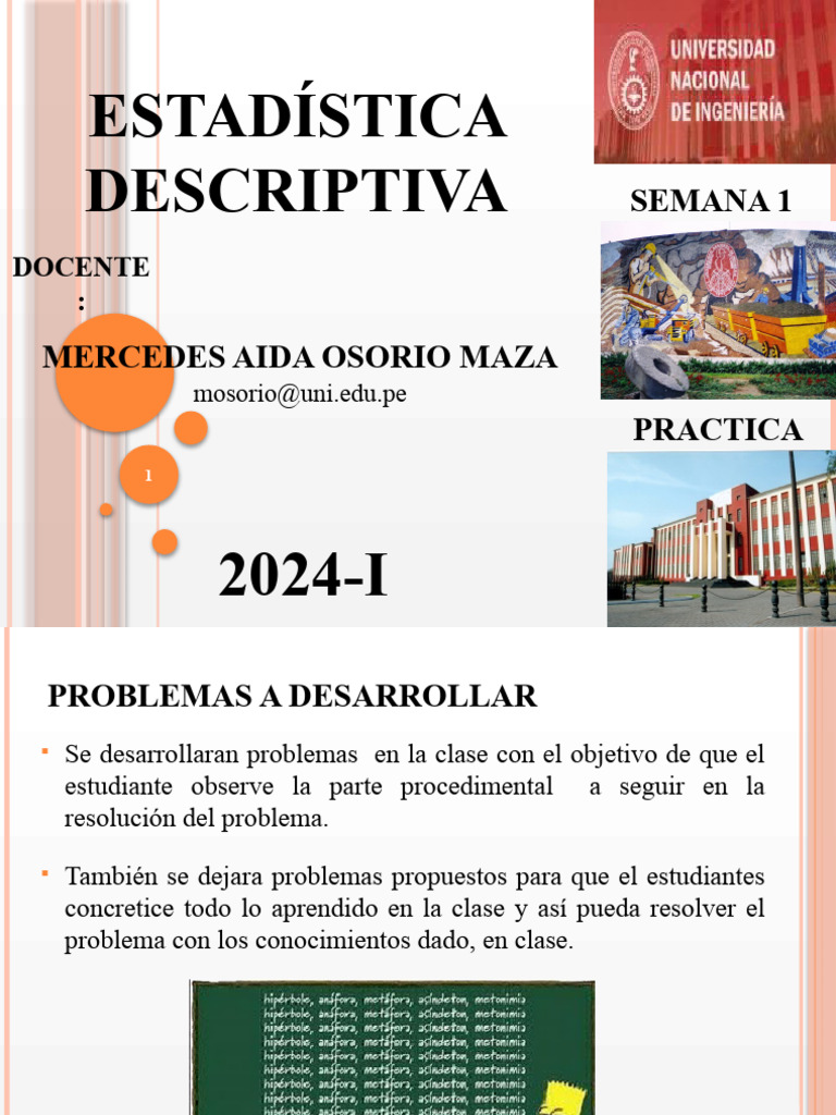 2024-I Estad. Descriptiva Practica | PDF