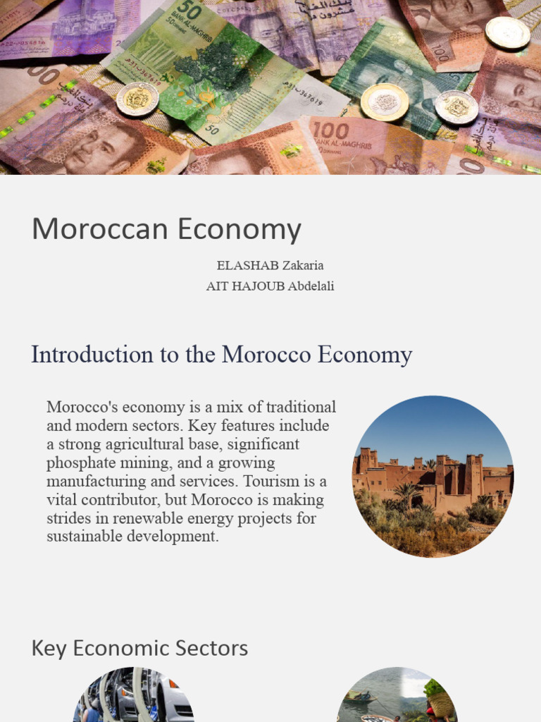 Moroccan Economy: ELASHAB Zakaria AIT HAJOUB Abdelali | PDF | Morocco ...