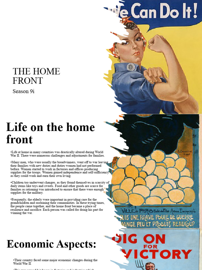 The home front | PDF | Propaganda | Rationing