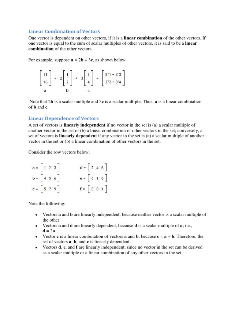 Rank of A Matrix | PDF | Matrix (Mathematics) | Vector Space