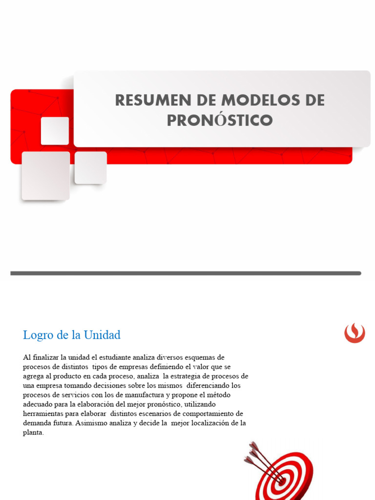 Resumen de Modelos de Pronóstico 2 | PDF | Regresión lineal ...