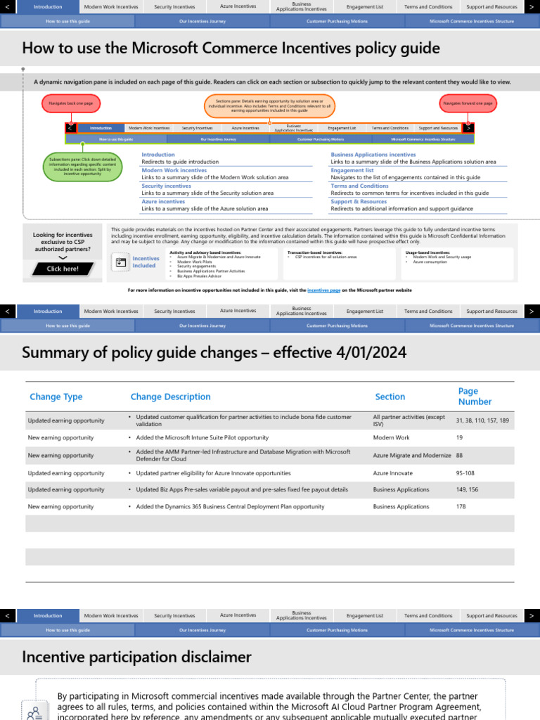 Microsoft Commercial Partner Incentives Guide (1april2024) | Download ...