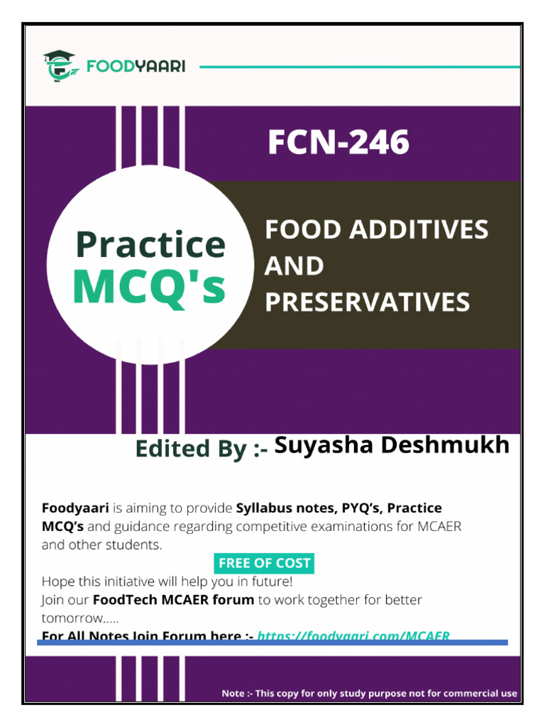 Food Additives and Preservatives | PDF | Sugar Substitute | Acid