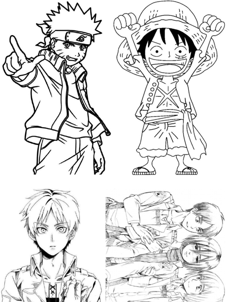 Colorear Anime | PDF