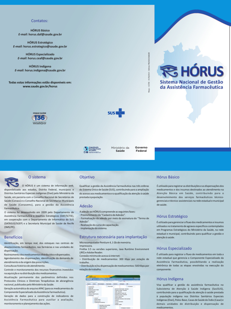 Horus Folder | PDF | Farmacêutico | Informática