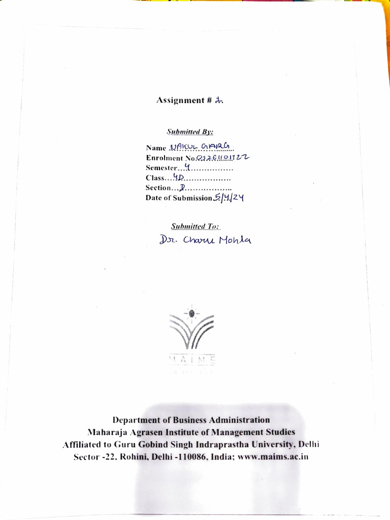 Business Ethics Assignment Overview | PDF