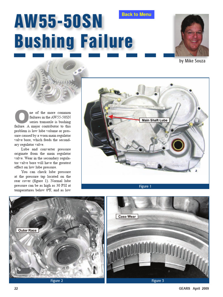 55-50SN Bushing Failure Gears April 2009 | PDF | Valve | Manufactured Goods