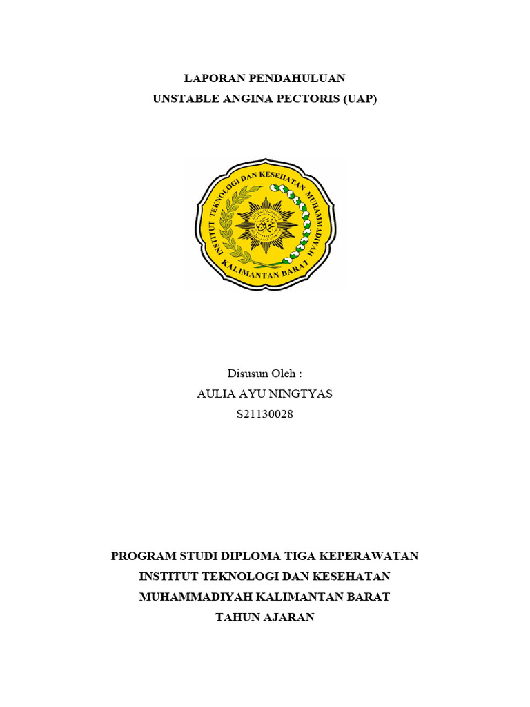 Laporan Pendahuluan Uap | PDF