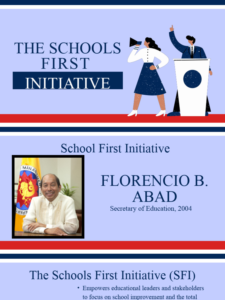 The Schools First Initiative | PDF | Schools | Educational Technology