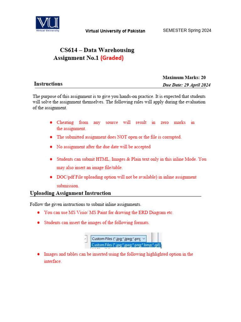 Spring 2024 - CS614 - 1 | PDF | Byte | Data