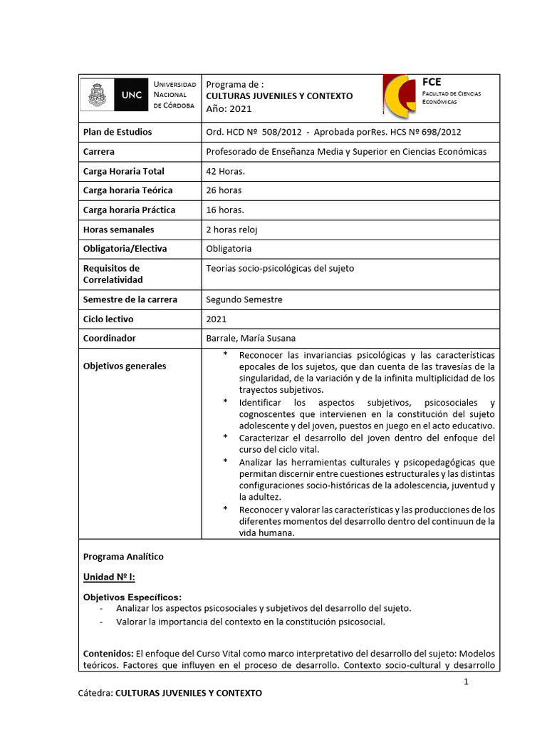 Programa 2021 | Descargar gratis PDF | Evaluación | Adultos