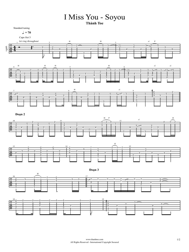 I Miss You - Soyou | PDF | Necked Lutes | European Musical Instruments