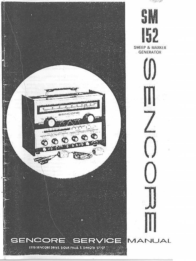 Sencore SM152 | PDF
