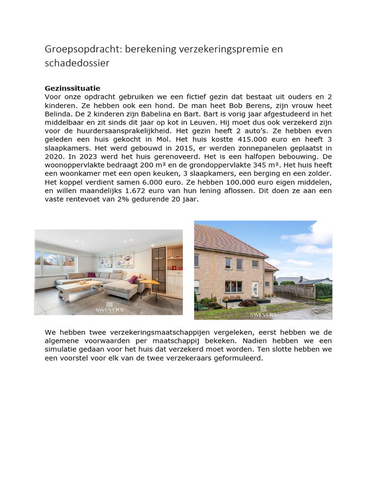 Insurance Project Paper | PDF