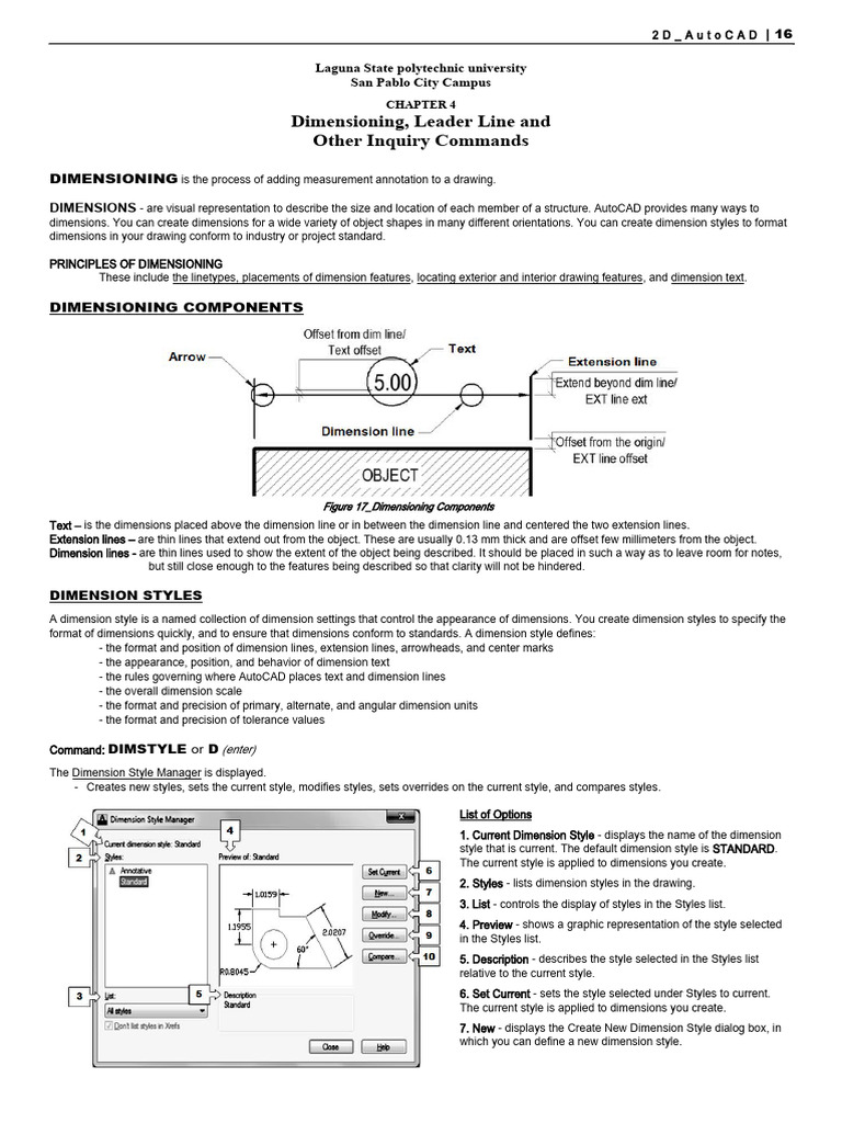 CHAPTER 4 Dimensioning New | PDF | Dimension | Engineering Tolerance