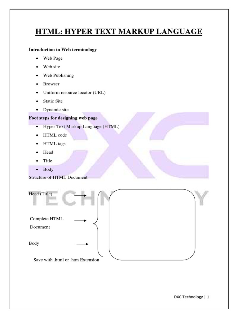 HTML, CSS, JS | Download Free PDF | Html Element | Html