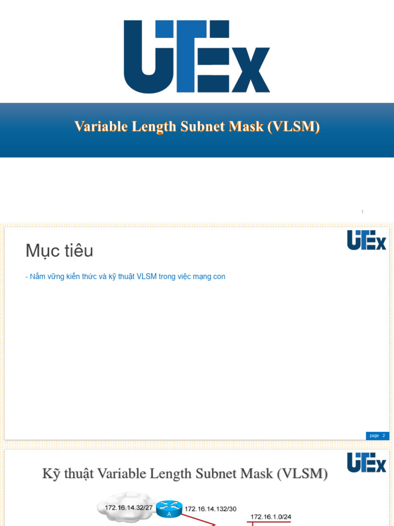 Chapter 3.3 - VLSM | PDF