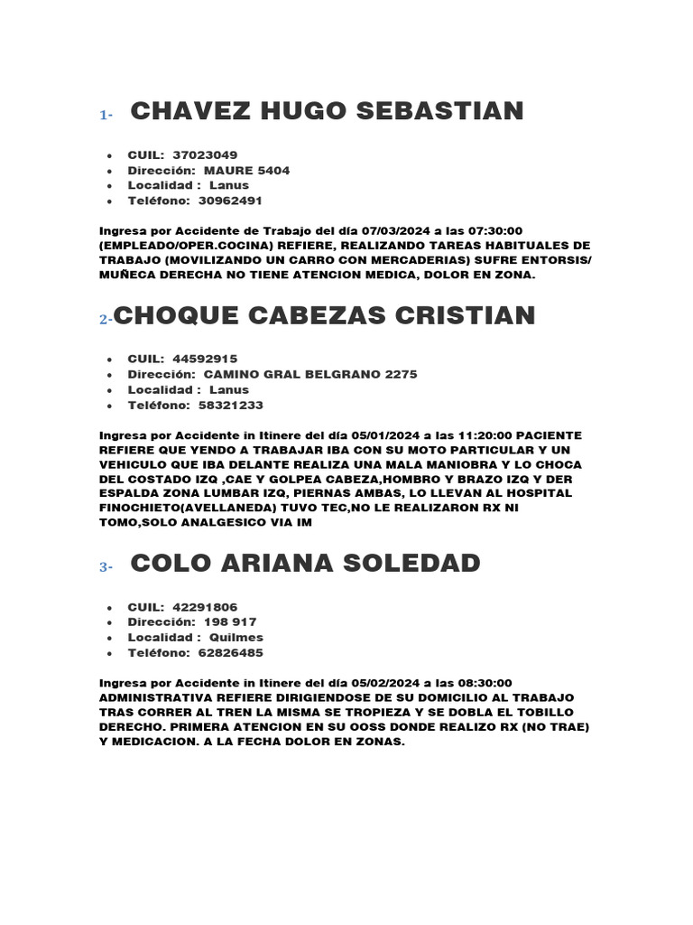 170 Datos Lanus 13-03-2024 | PDF 170 Datos Lanus 13-03-2024 | PDF