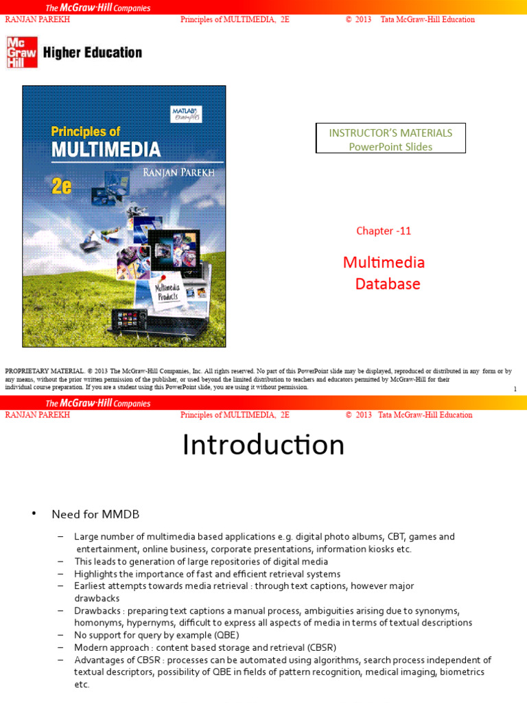 Lecture1822 16473 Multimedia Database | PDF | Multimedia | Information ...