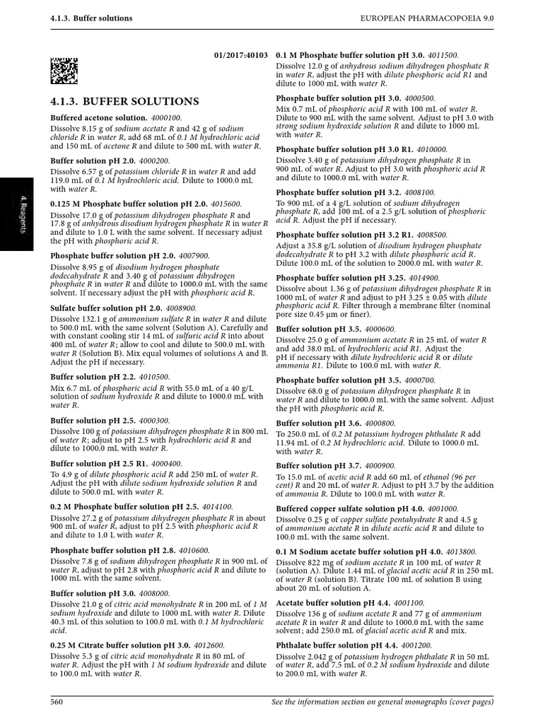 Buffer Prep | Download Free PDF | Phosphate Buffered Saline | Acid
