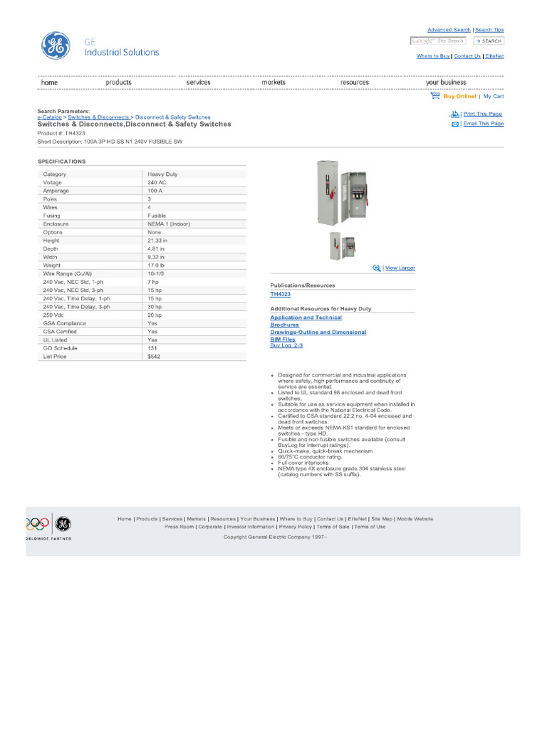 Specification Sheet | PDF