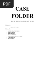 Case Folder (Murder) | PDF | Affidavit | Prosecutor