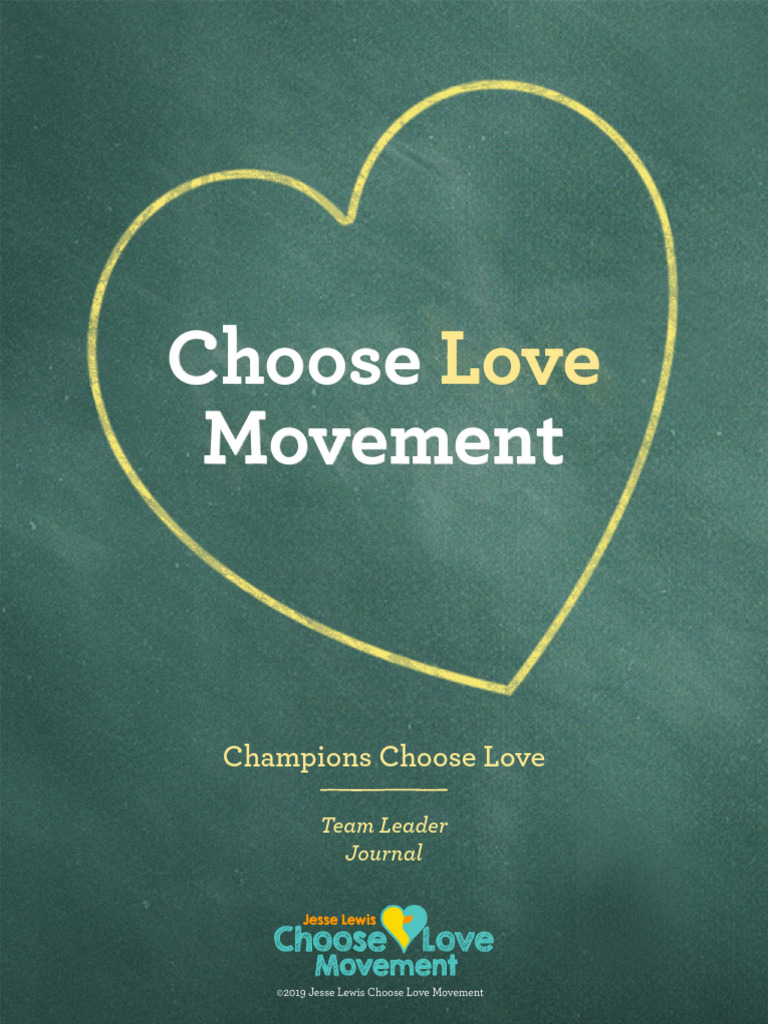 Champions Choose Love - Team Leader JOURNAL | PDF | Compassion ...
