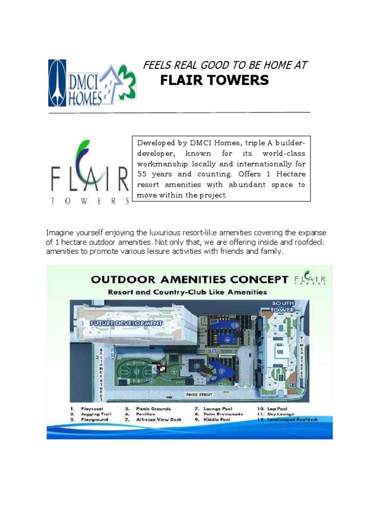 Flair Towers: Feels Real Good To Be Home at | PDF | Business