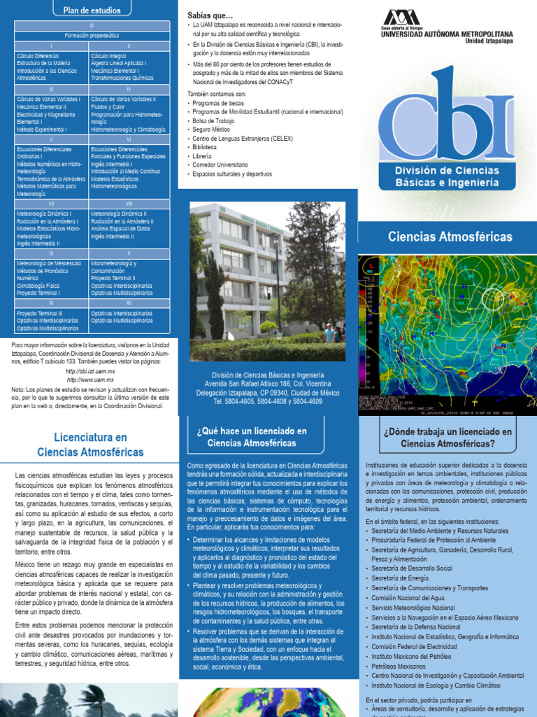 ciencias_atmosfericas | PDF | Meteorología | México