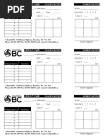 Volleyball Line-Up Sheet R-5 | PDF