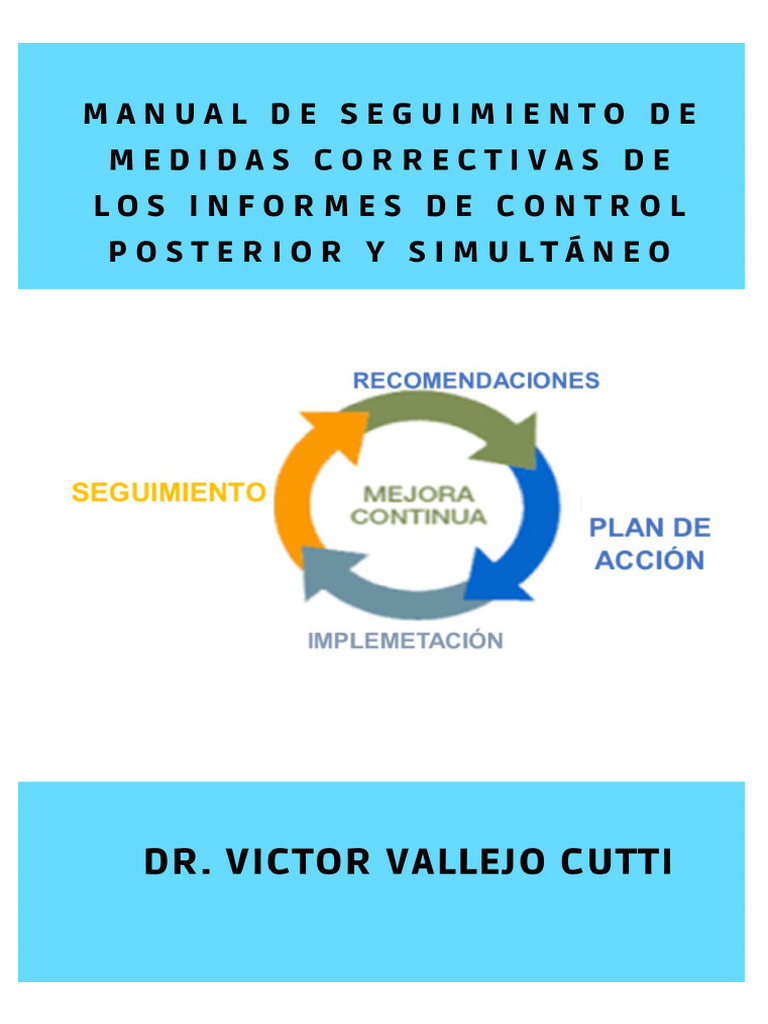 Manual de Segumiento de Medidas Correctivas de Control Posterior y Simultaneo | Descargar gratis ...