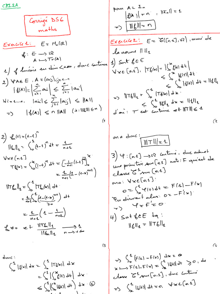 DS 2 - Class 2026 - Corrigé | PDF
