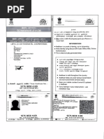 Format of True Type Copy of Aadhar Card | PDF