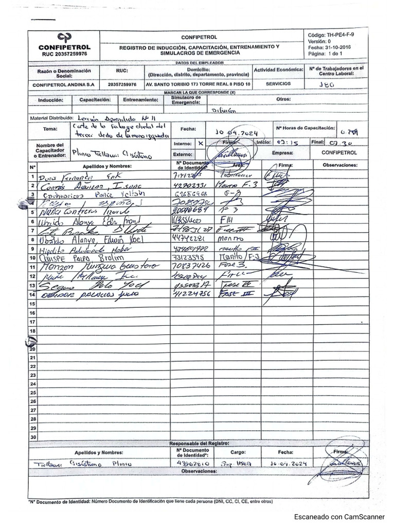 Difusión Lección Aprendida N 11 | PDF