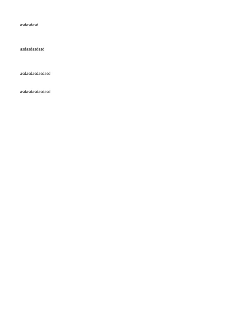 Asdasdasd | PDF