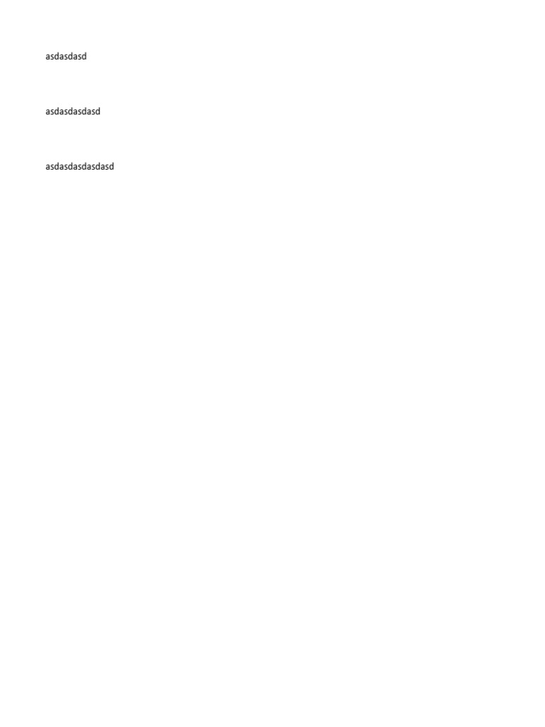Asdasdasd | PDF