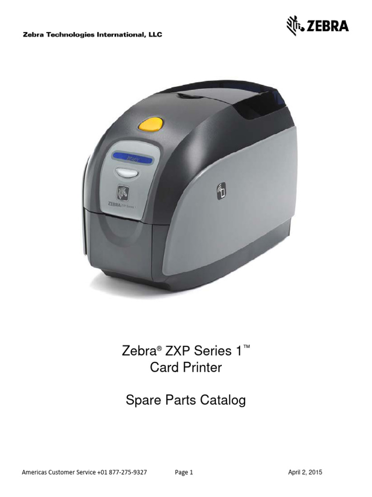 zxp1 Parts Catalog en Us | PDF | Printer (Computing) | Motor Vehicle