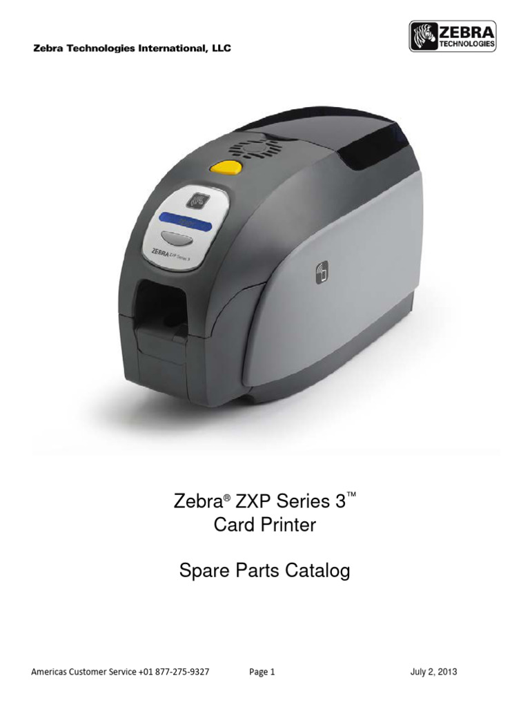 zxp3 Card Parts en Us | PDF | Printer (Computing) | Manufactured Goods