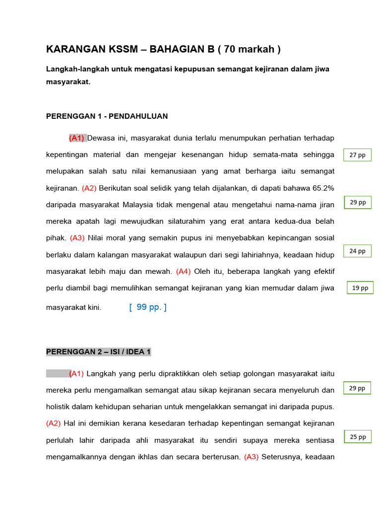 Karangan BHG B | PDF