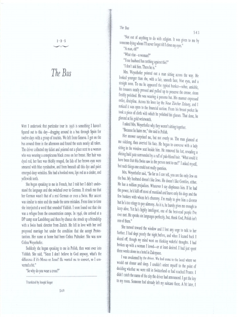 The Bus | PDF
