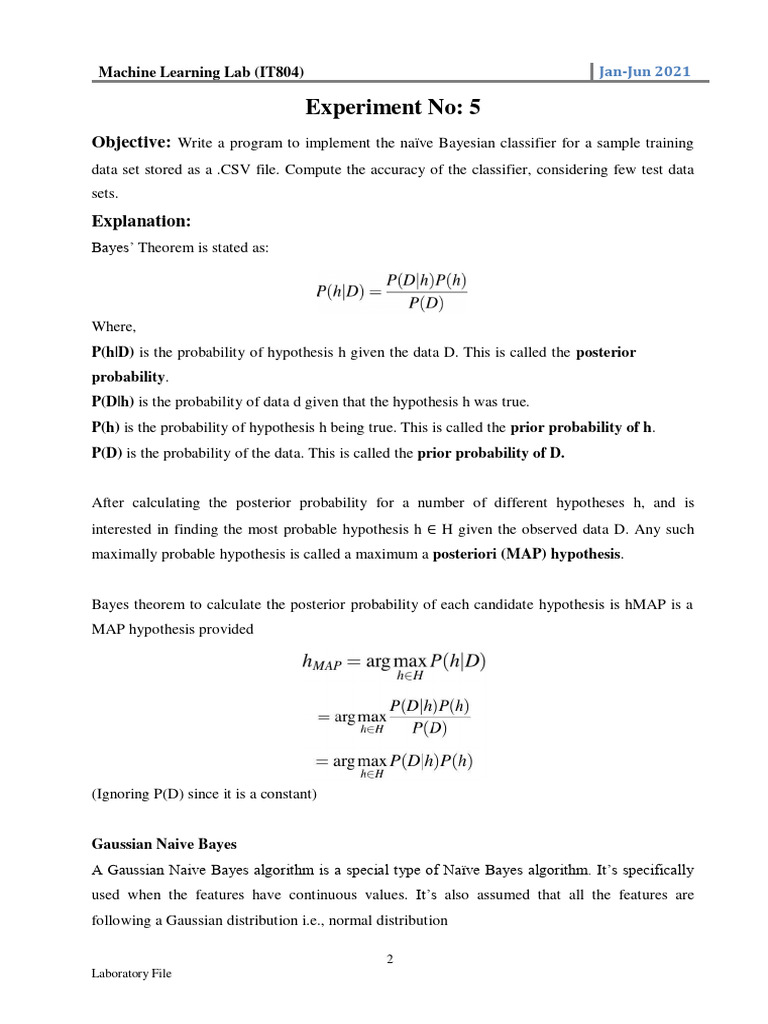 ML Lab Experiments (1) - Pages-3 | PDF | Normal Distribution | Machine Learning