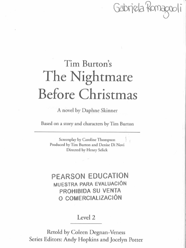 The Nightmare Before Christmas | PDF