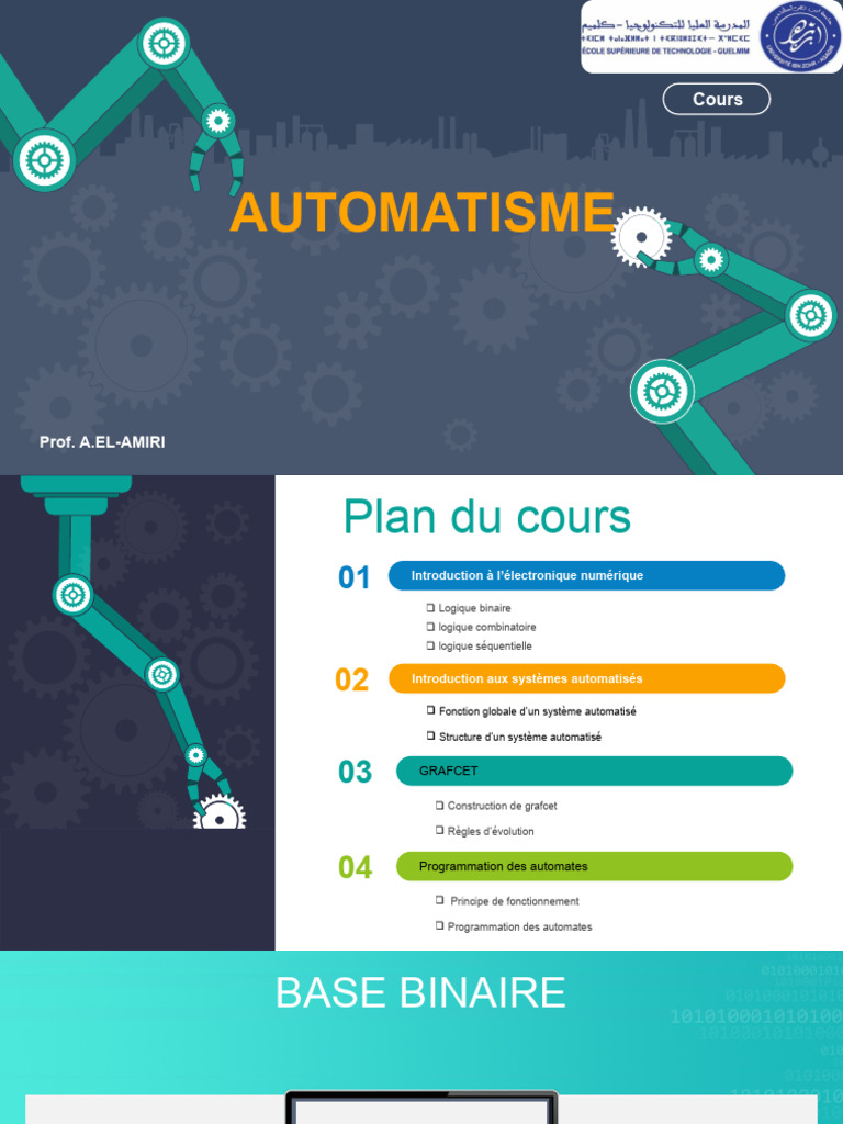 Introduction à l'Automatisme | PDF | Décimal | Capteur